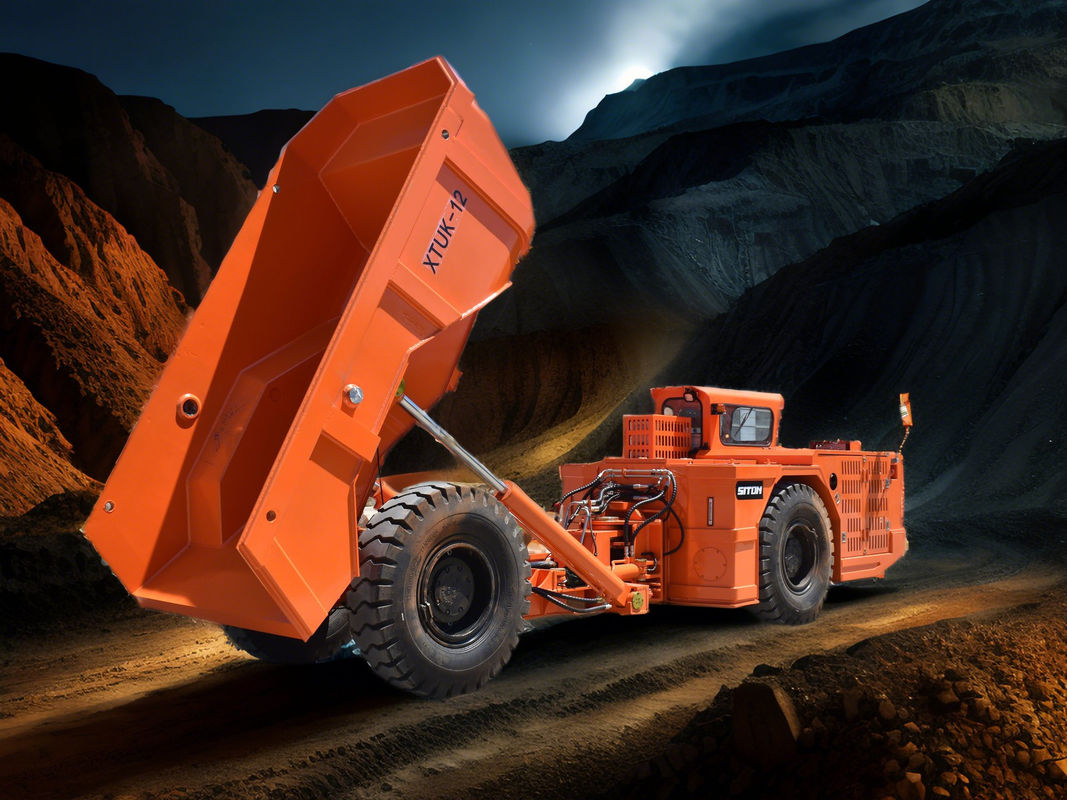 DERUI DRUK-12 A Compact Underground Dump Truck For Narrow-Vein Mining ...