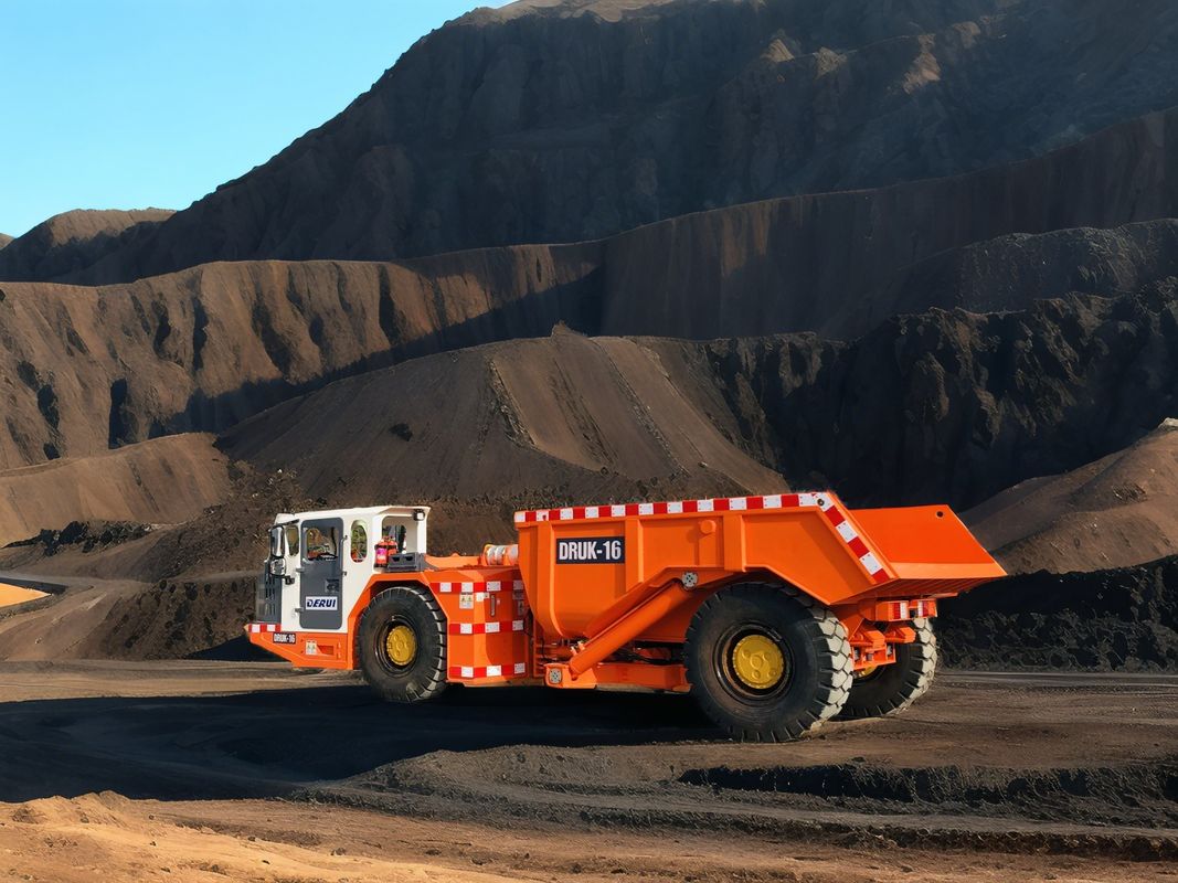 DERUI DRUK-15 A Compact Underground Mining Loader LHD For Narrow-Vein ...
