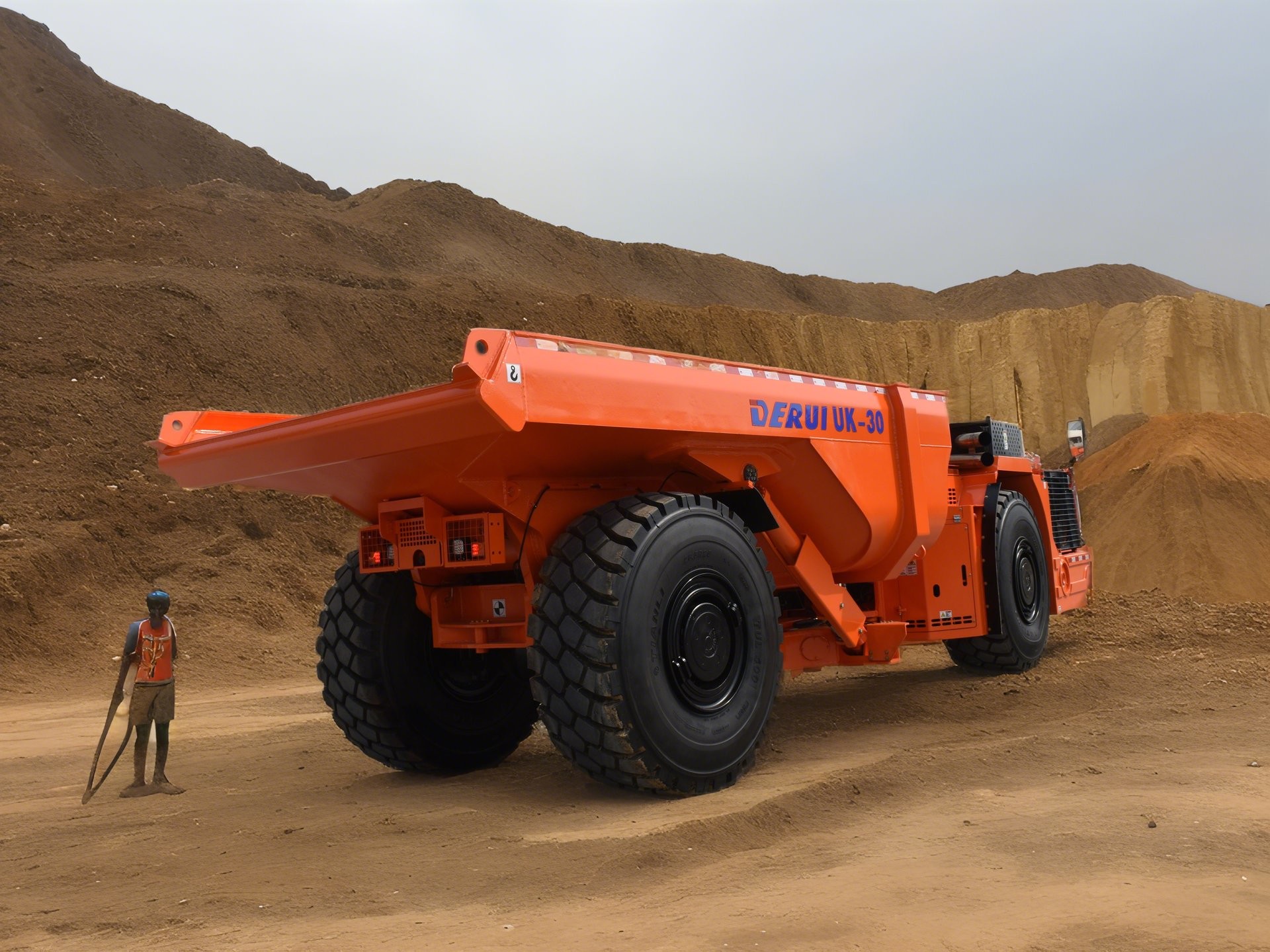 30 Tons Payload Capacity Mining Truck Truck Scale AFRICA MARKET DERUI Brand